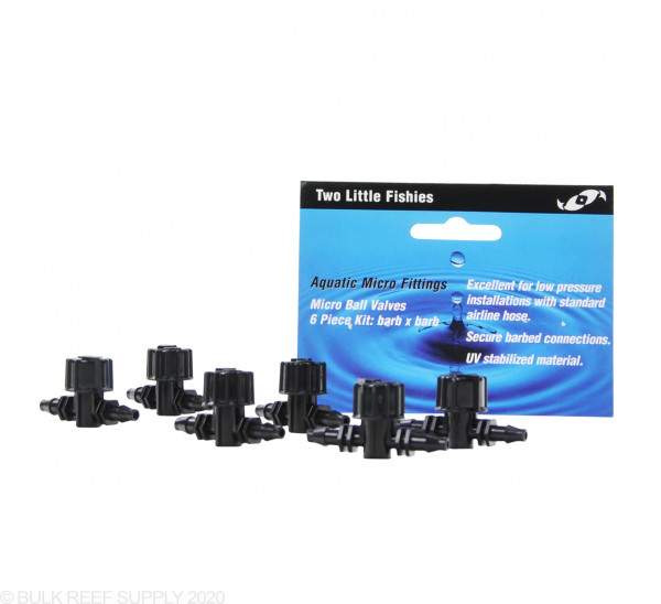 Micro Ball Valves (6 per pack) Two Little Fishies – www.coralreeftn.com