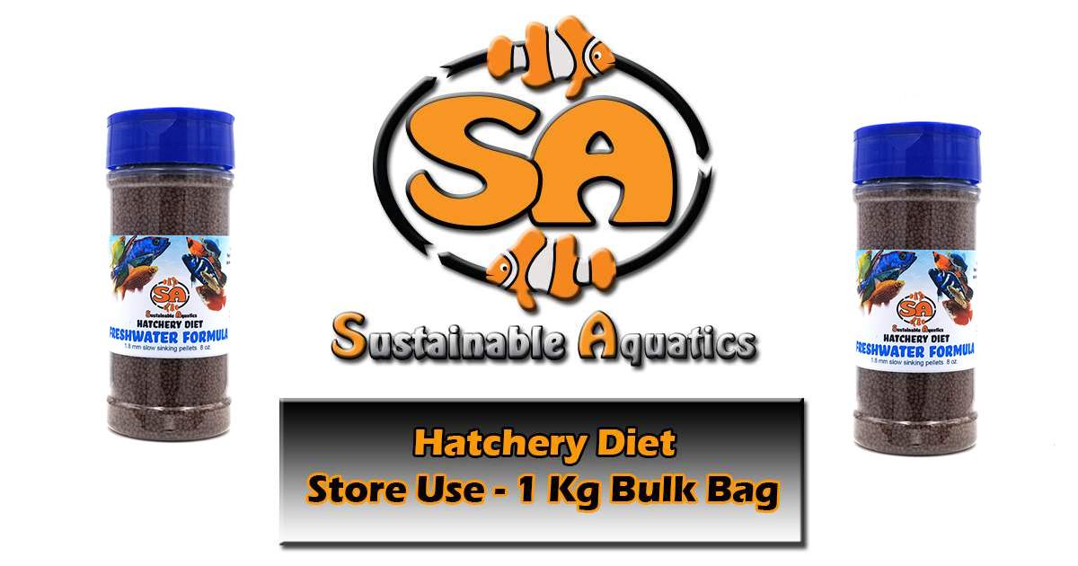 SA Dry Freshwater Hatchery Diet Formula (0.8mm) – www.coralreeftn.com